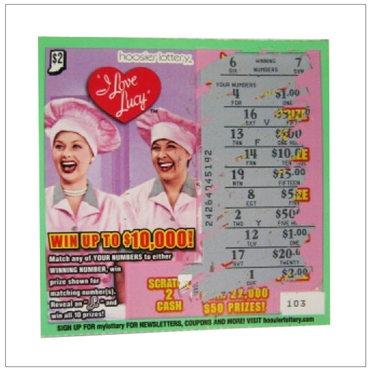 Candy Factory Lottery Ticket – 59LucyLane.com