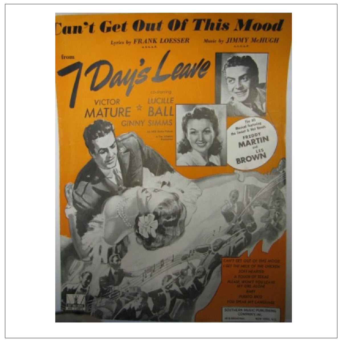 7 Days Leave Sheet Music – 59LucyLane.com